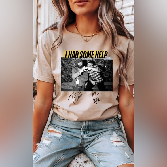 Hand Crafted | Tops | I Had Some Help Tshirt | Poshmark